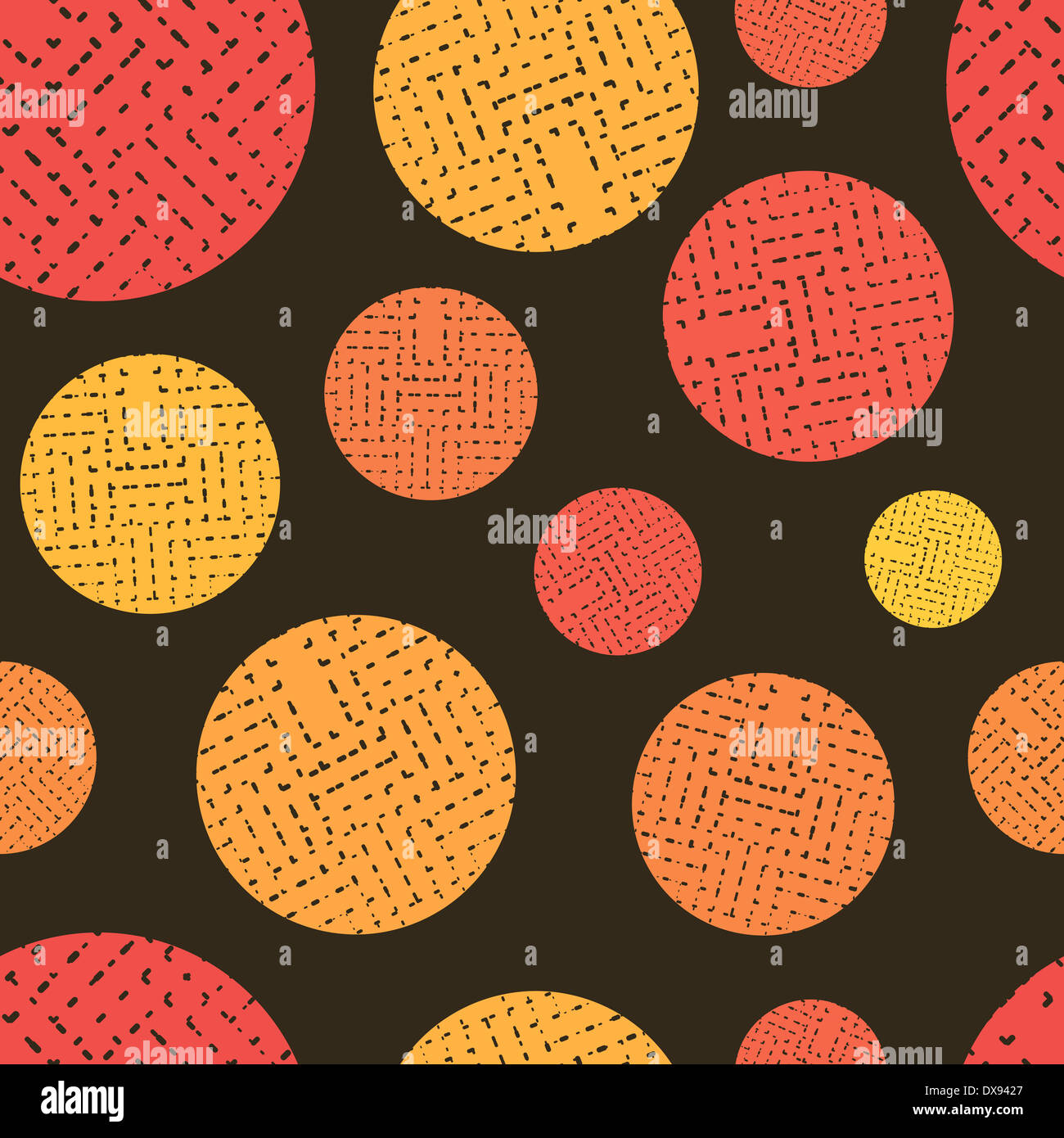 seamless pattern, background with yellow red and orange elements ...
