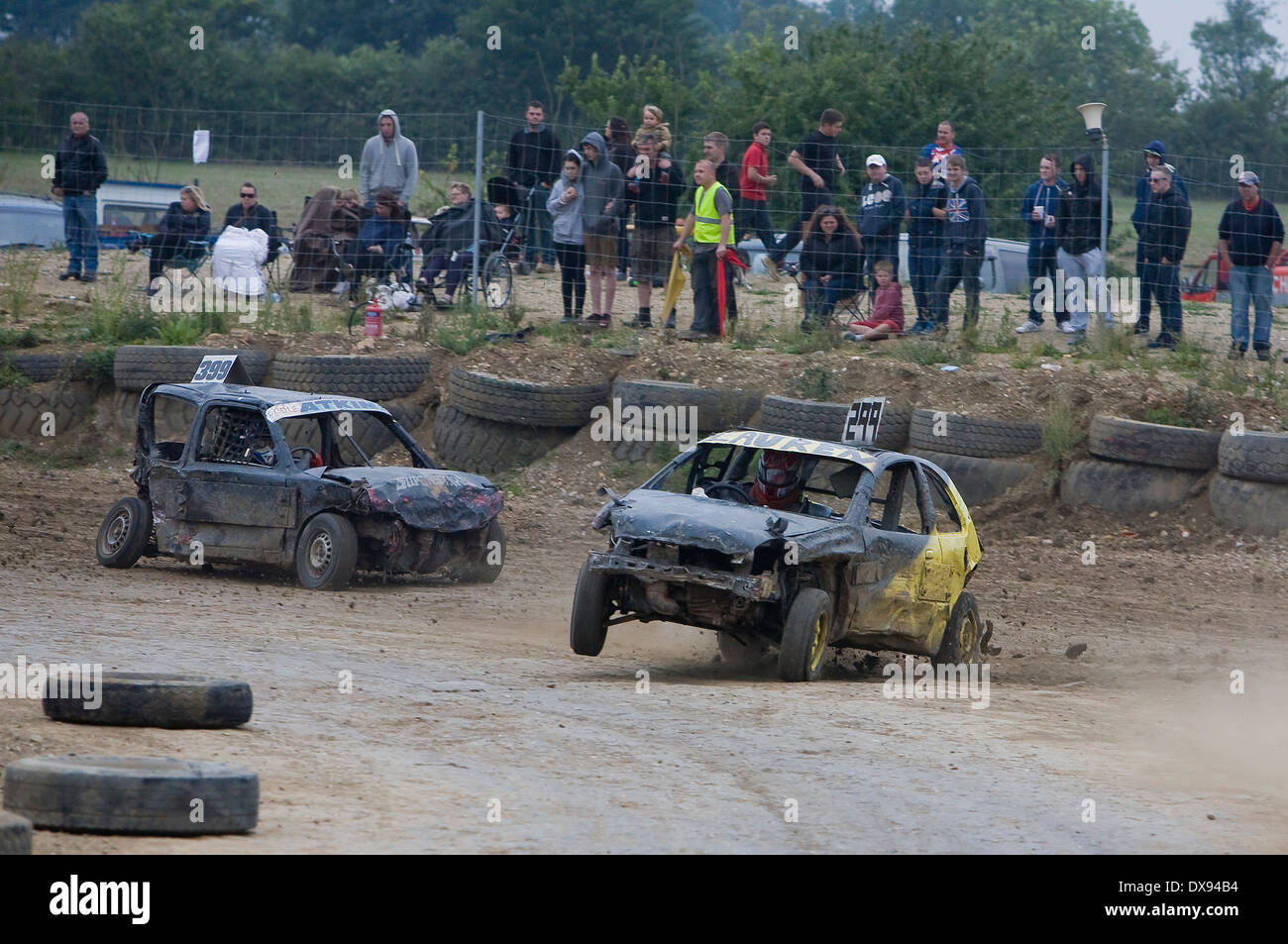 Stansted Raceway Banger Racing Stock Photo - Alamy