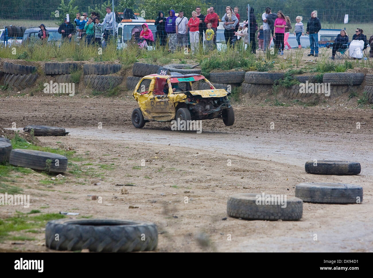 Stansted raceway banger racing hi-res stock photography and images - Alamy
