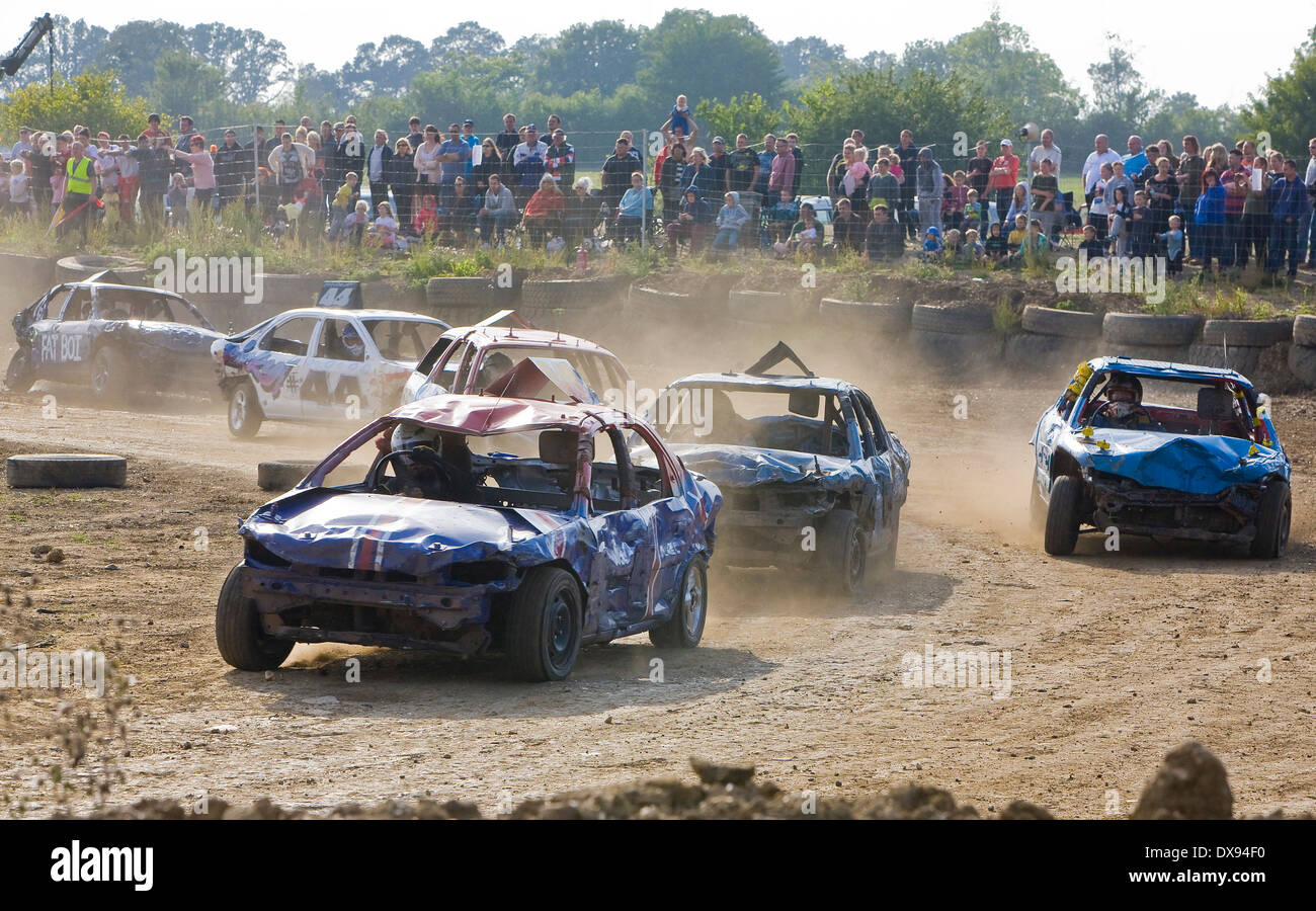 Stansted Raceway Banger Racing Stock Photo - Alamy