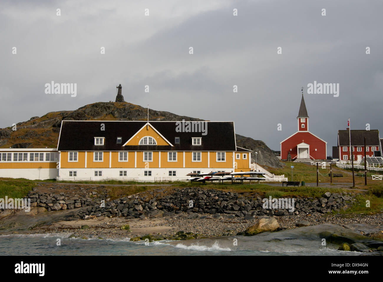 Greenland, Nuuk (Danish - Godthab). Nuuk is the capital of Greenland ...