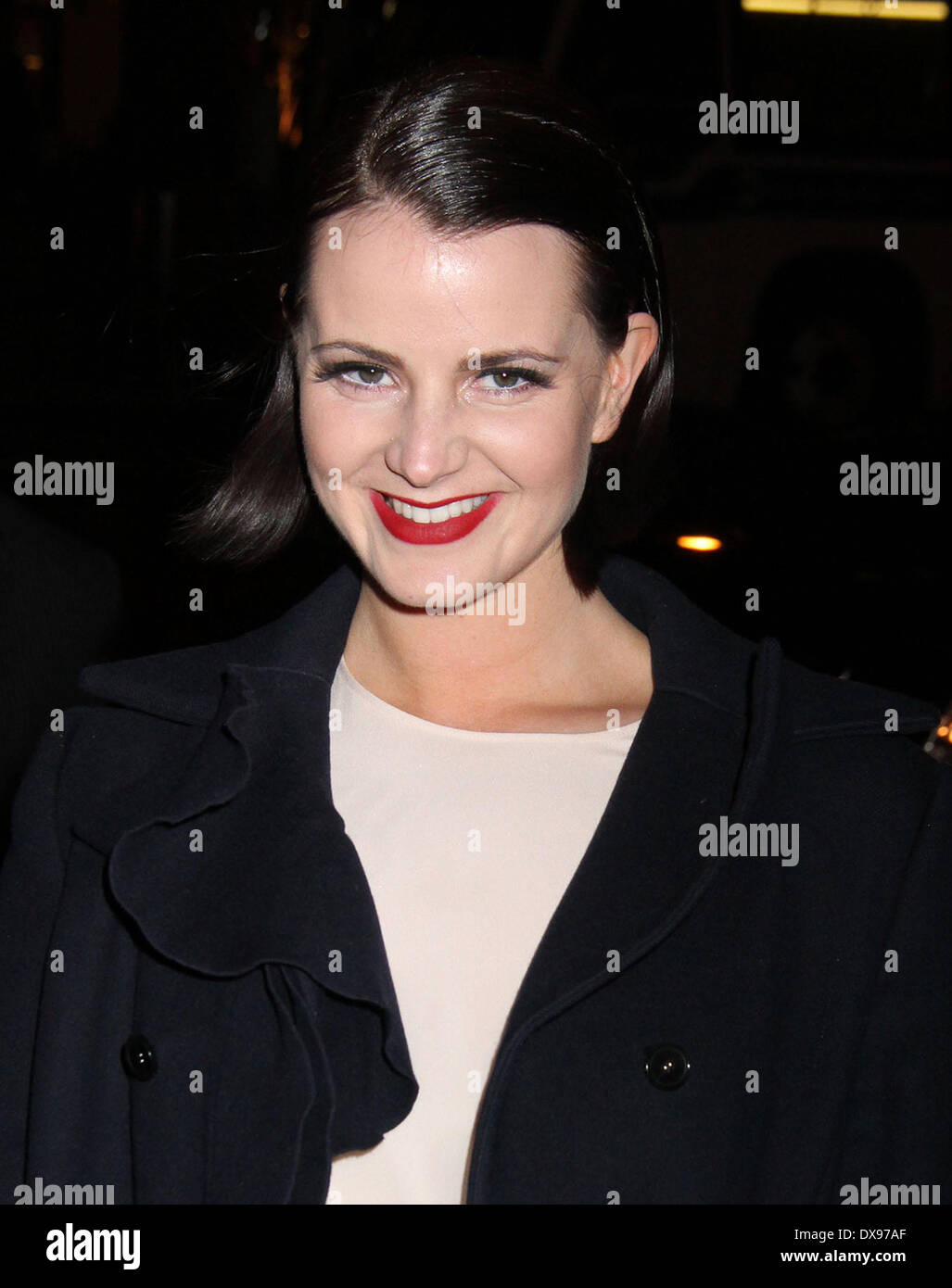 New York, New York, USA. 20th Mar, 2014. Actress AMY NEWBOLD attends ...