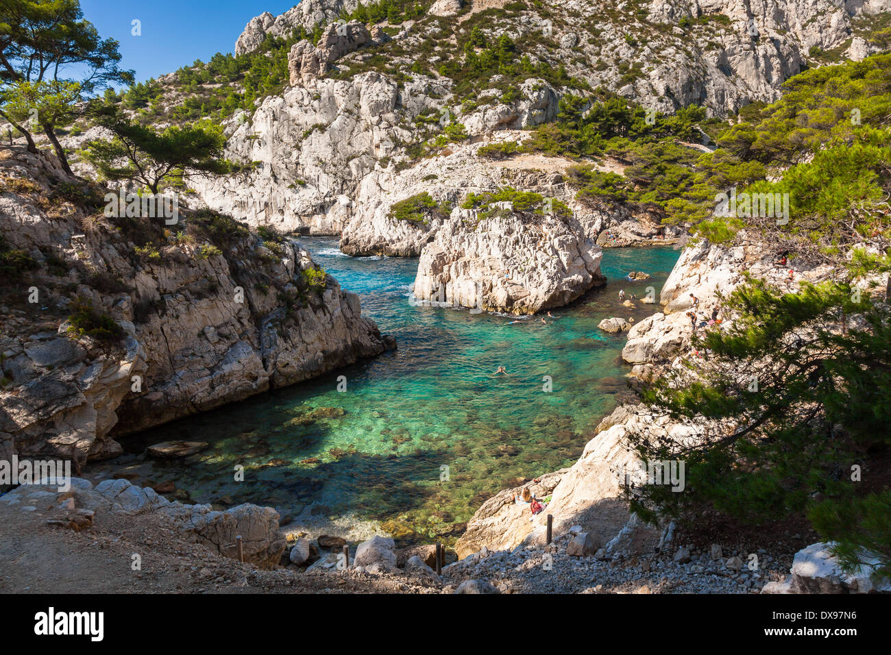 Calanques near Marseille and Cassis in south of France Stock Photo - Alamy