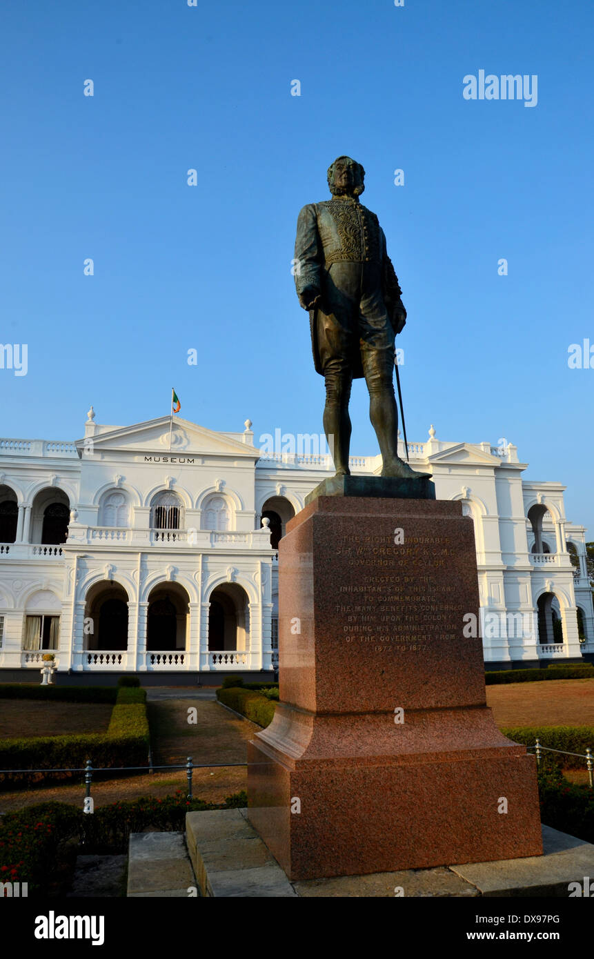 Statue of Gregory outside National Museum Colombo Sri Lanka Stock Photo ...