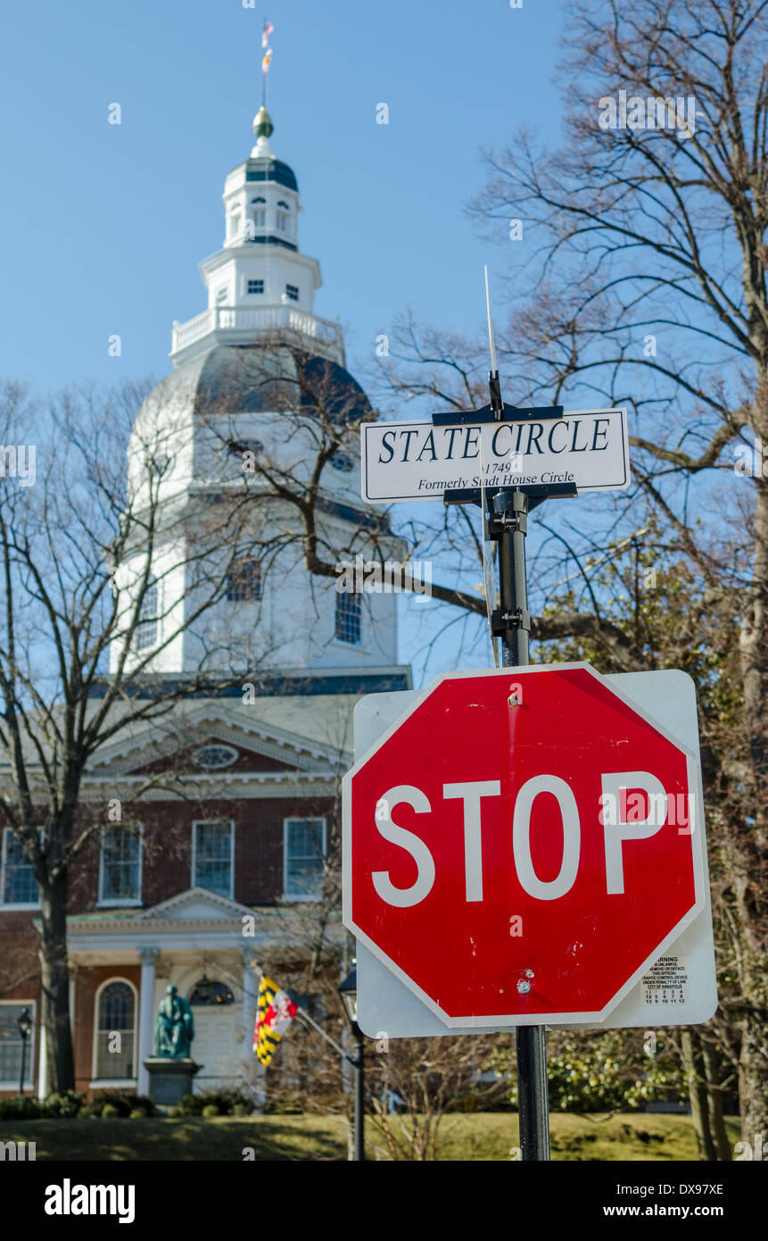 The Maryland State House in Annapolis, MD Stock Photo - Alamy