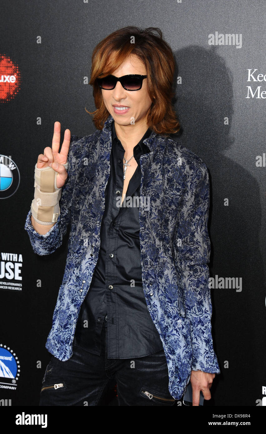 Los Angeles, California, USA. 20th Mar, 2014. Yoshiki attending the 2nd ...
