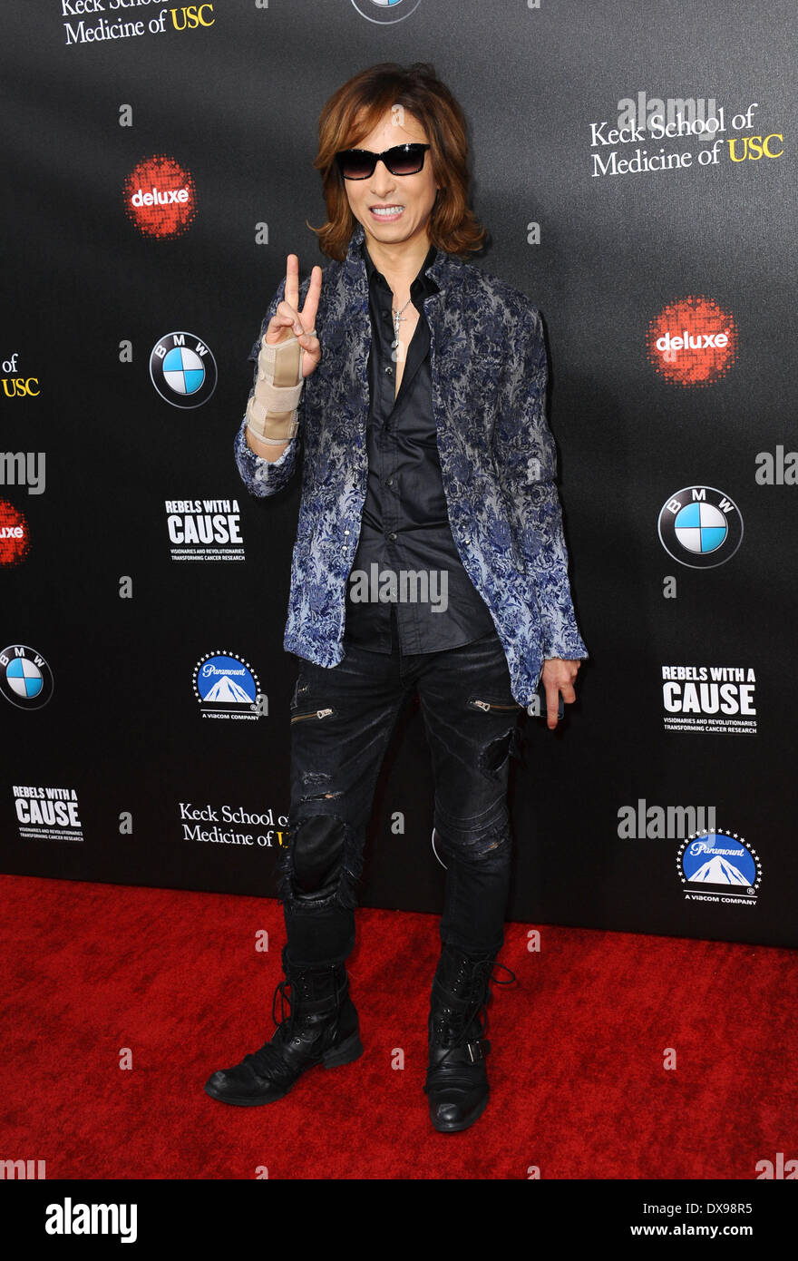 Los Angeles, California, USA. 20th Mar, 2014. Yoshiki attending the 2nd ...