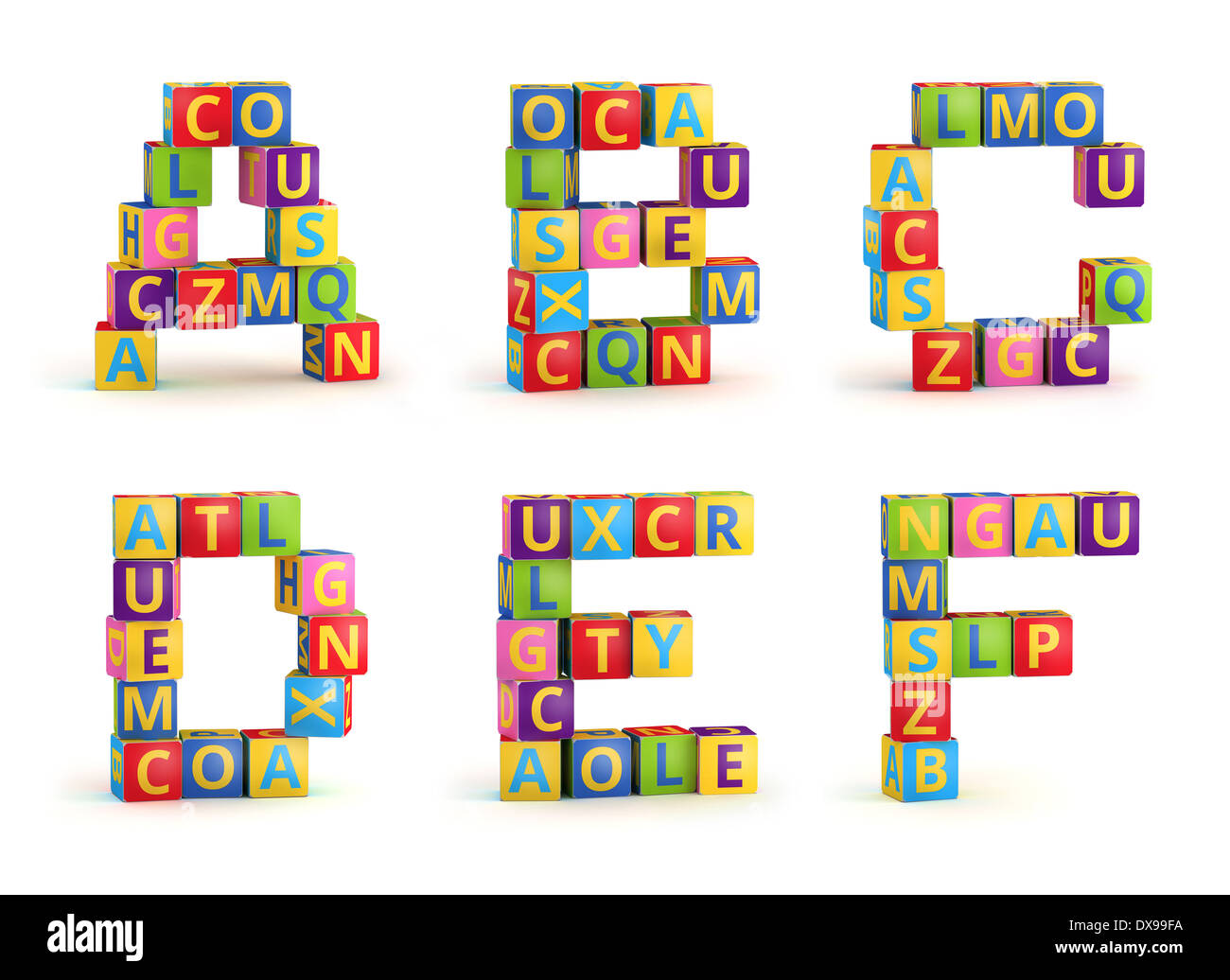 English alphabet letters on Cut Out Stock Images & Pictures - Alamy