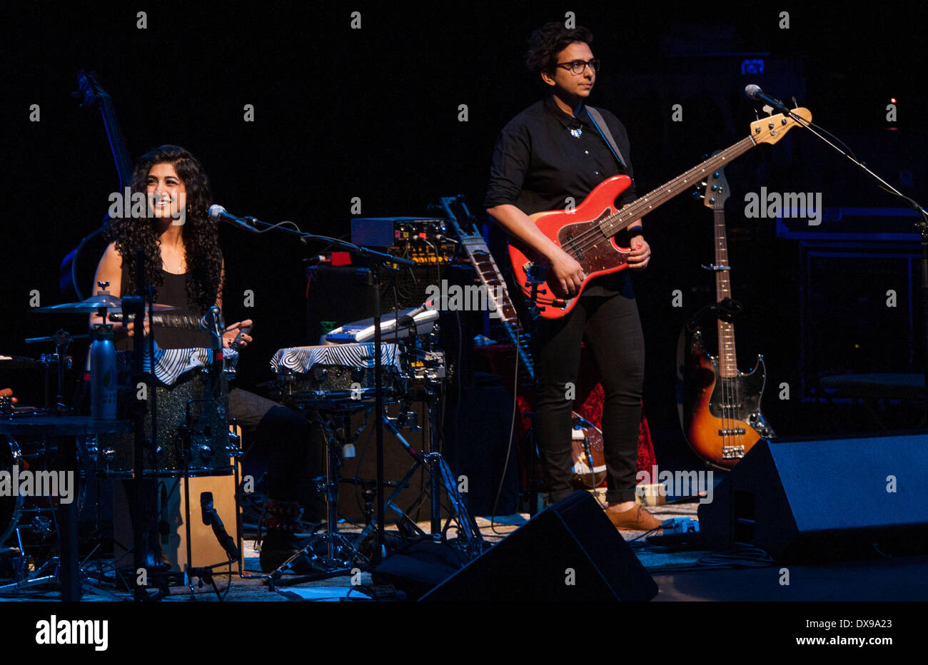 Modesto, CA, USA. 20th Mar, 2014. Mona Tavakoli(left) and Becky ...