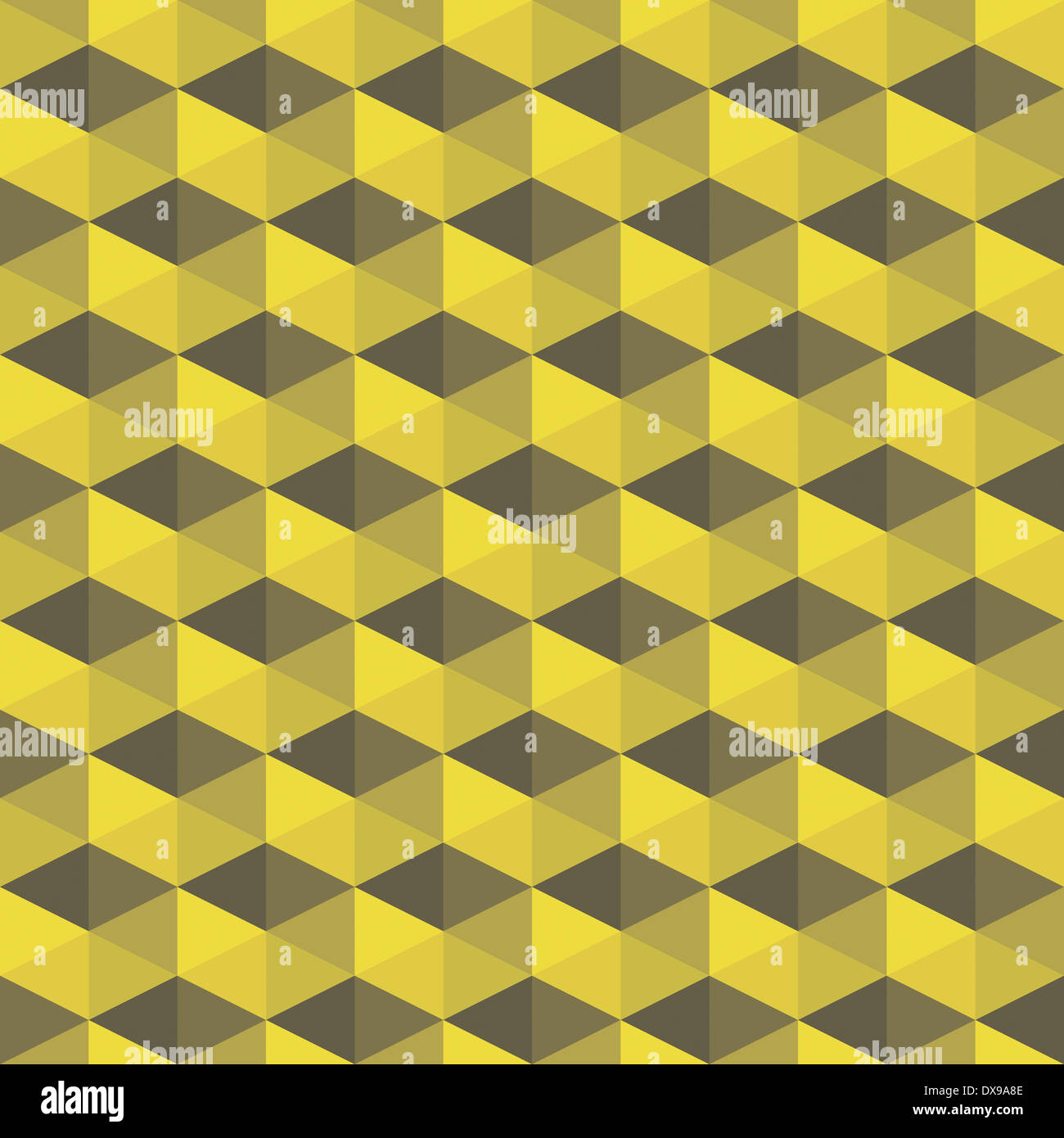 seamless geometric pattern, dark black and yellow vector illustration ...