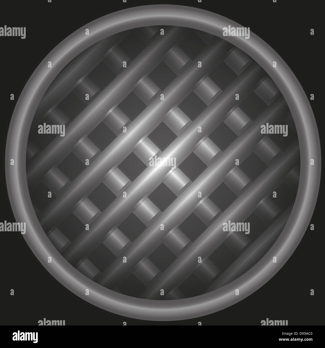 background with structure from a lattice in tube, black technology ...