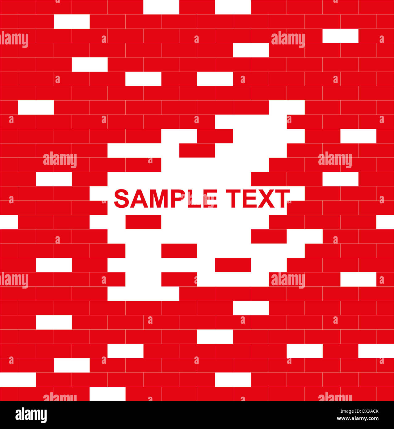 wall, red, brick - with place for text vector illustration Stock Photo ...