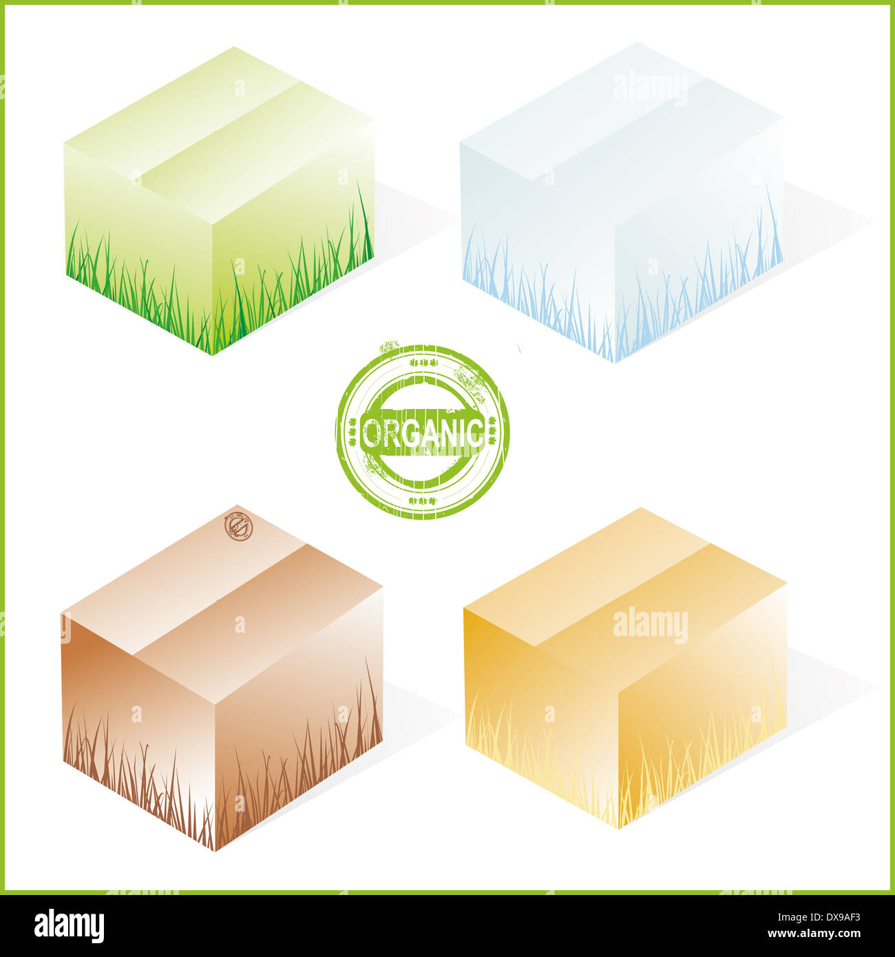 Brown cardboard box recycling three hi-res stock photography and images ...