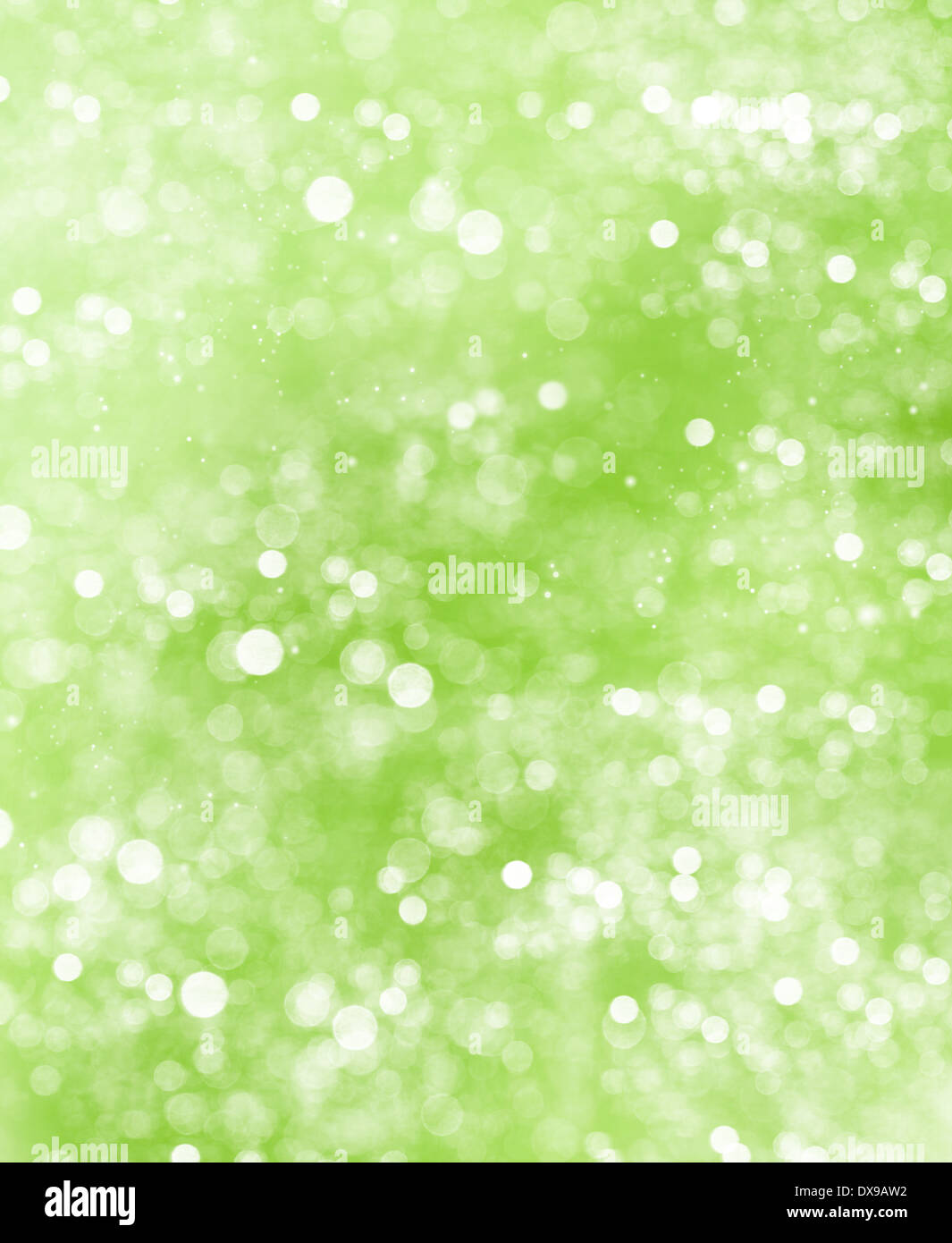 abstract green blurred background. fantasy shiny lights Stock Photo - Alamy