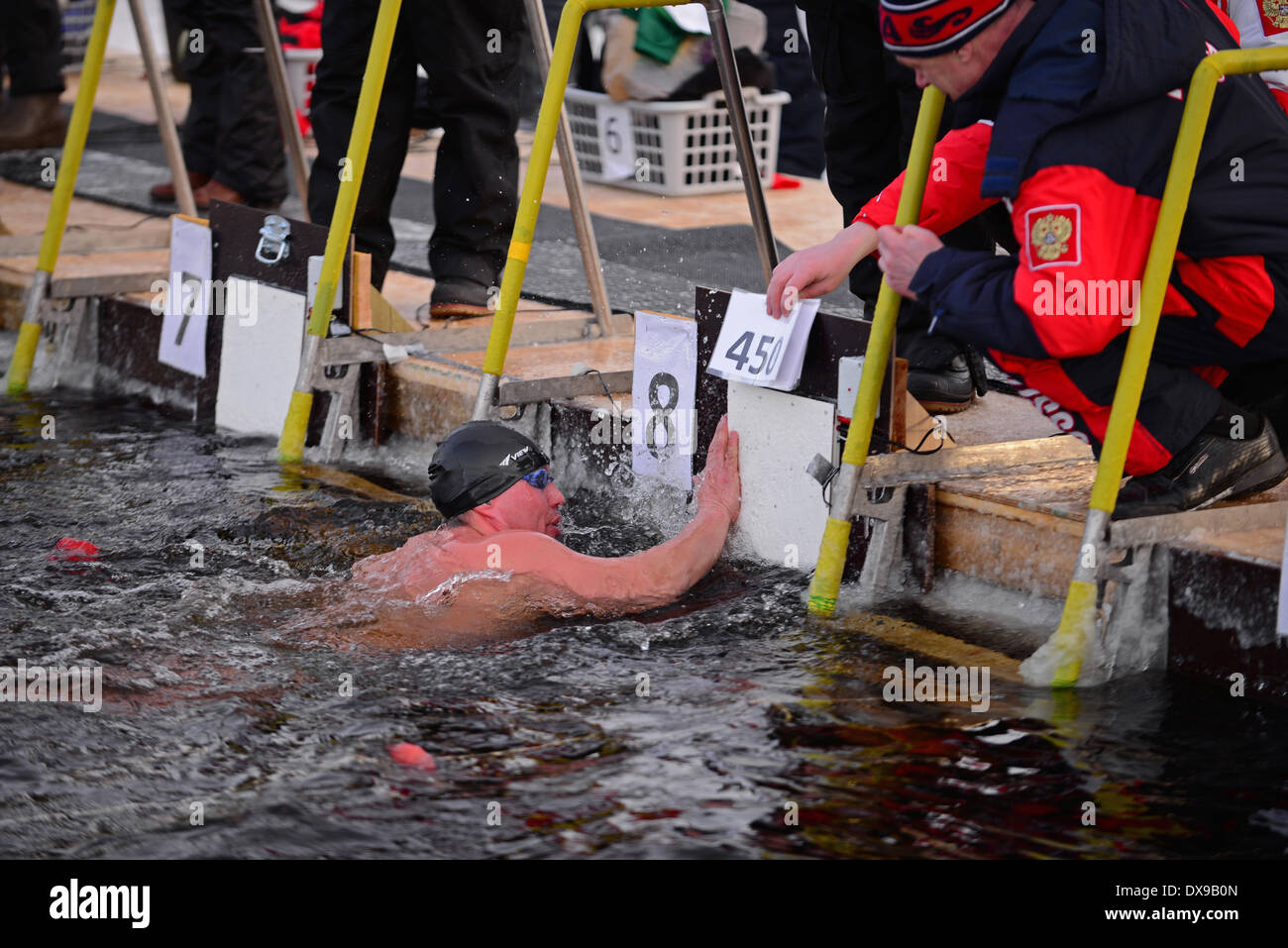 Ice swimmers finland hi-res stock photography and images - Alamy