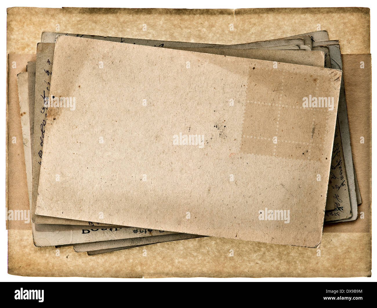 blank vintage post card background with place for your text Stock Photo ...