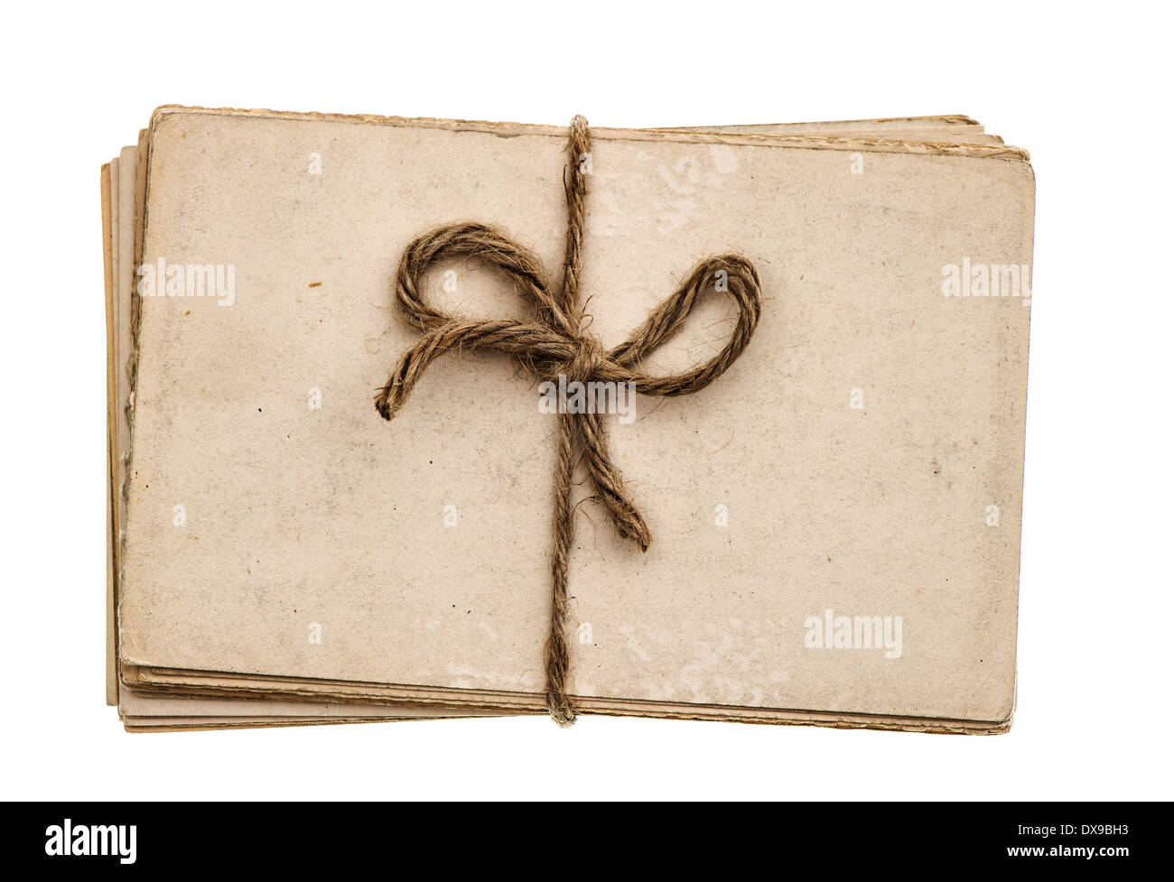 pile of old blank paper sheets isolated on white background Stock Photo ...