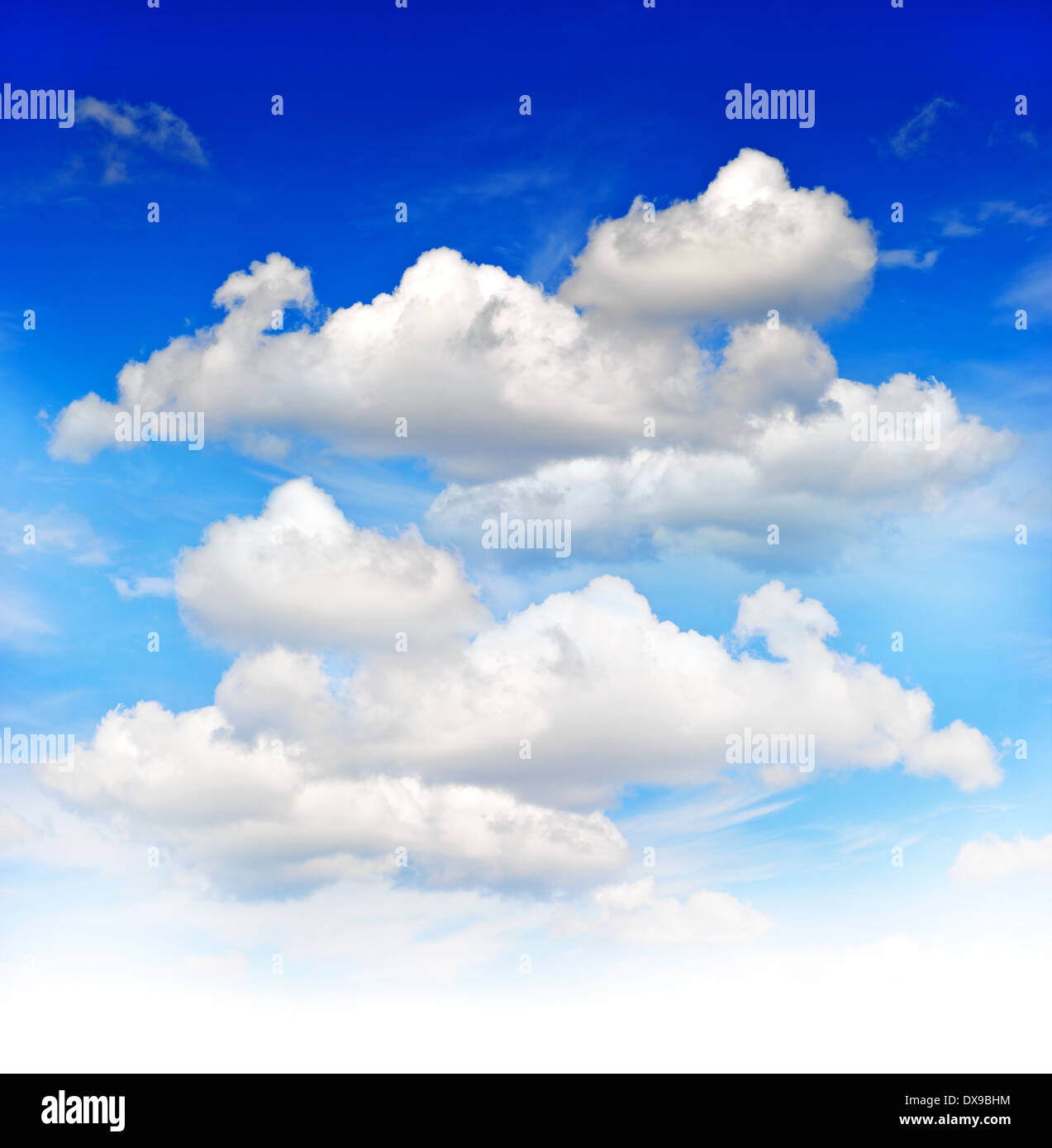 beautiful clouds in the perfect blue sky. day light Stock Photo - Alamy