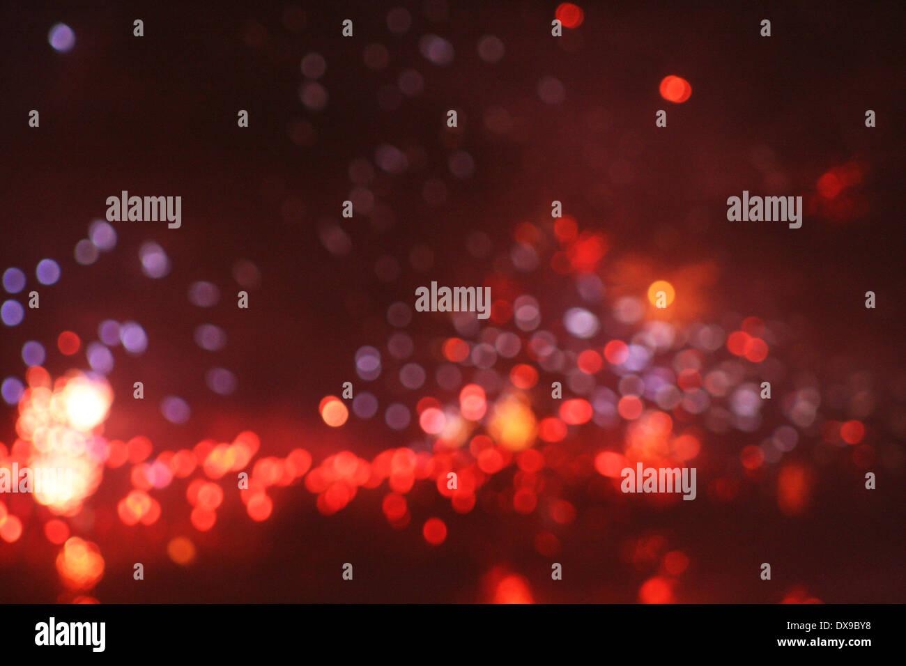 Bokeh of fireworks Stock Photo - Alamy