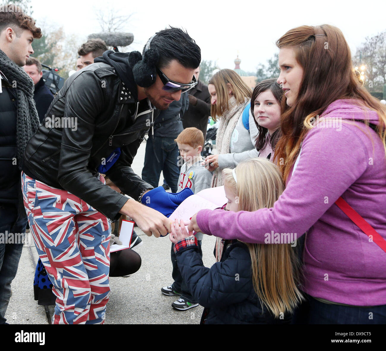 Rylan Clark The X Factor finalists enjoy a day out at Disneyland Paris ...