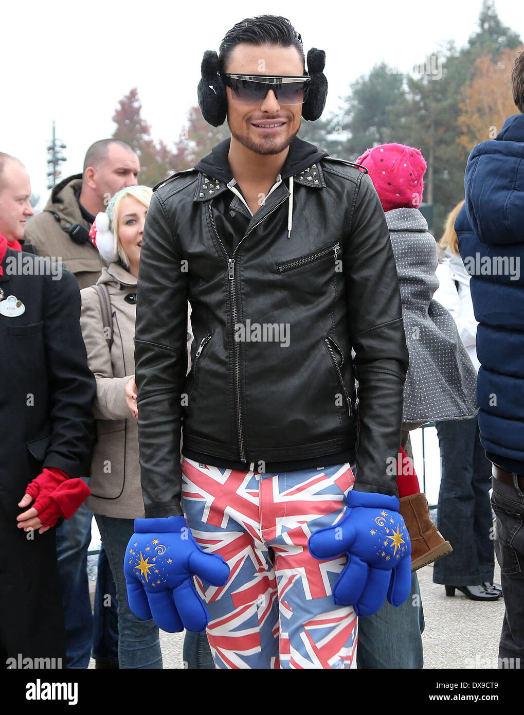 Rylan Clark The X Factor finalists enjoy a day out at Disneyland Paris ...