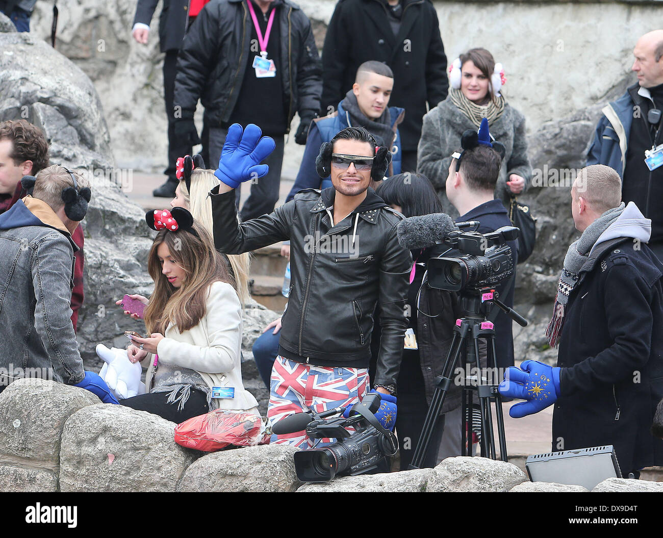 Rylan Clark The X Factor finalists enjoy a day out at Disneyland Paris ...