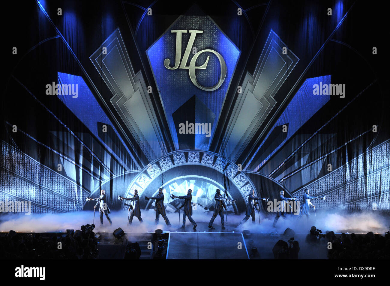 Jennifer Lopez performing live in Moscow Moscow, Russia - 10.11.12 ...