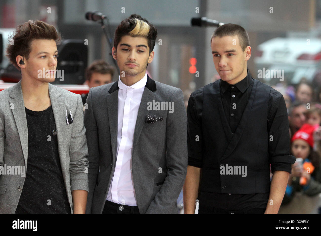 One Direction performing for the Today show at Rockefeller Plaza ...