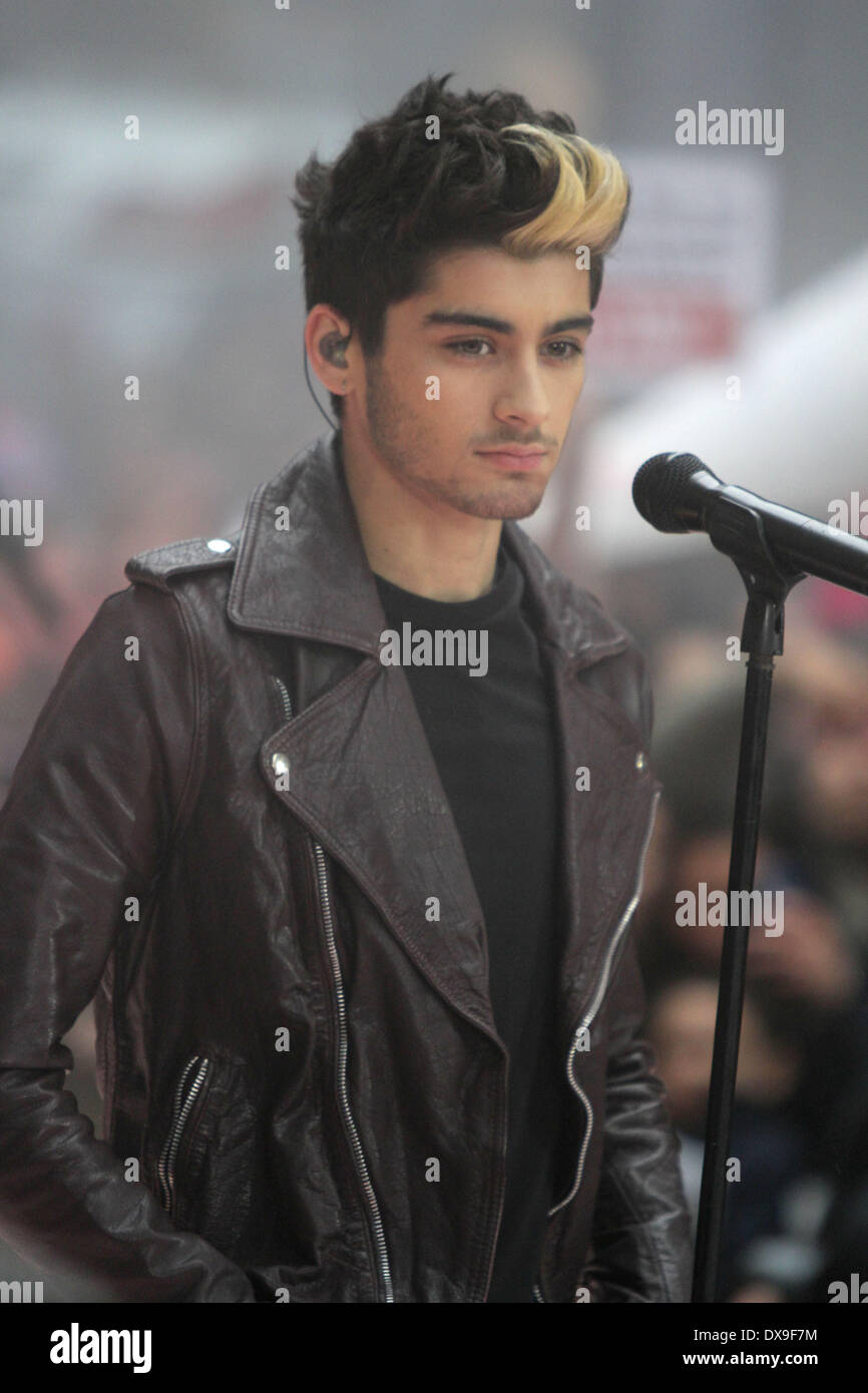 One Direction performing for the Today show at Rockefeller Plaza ...