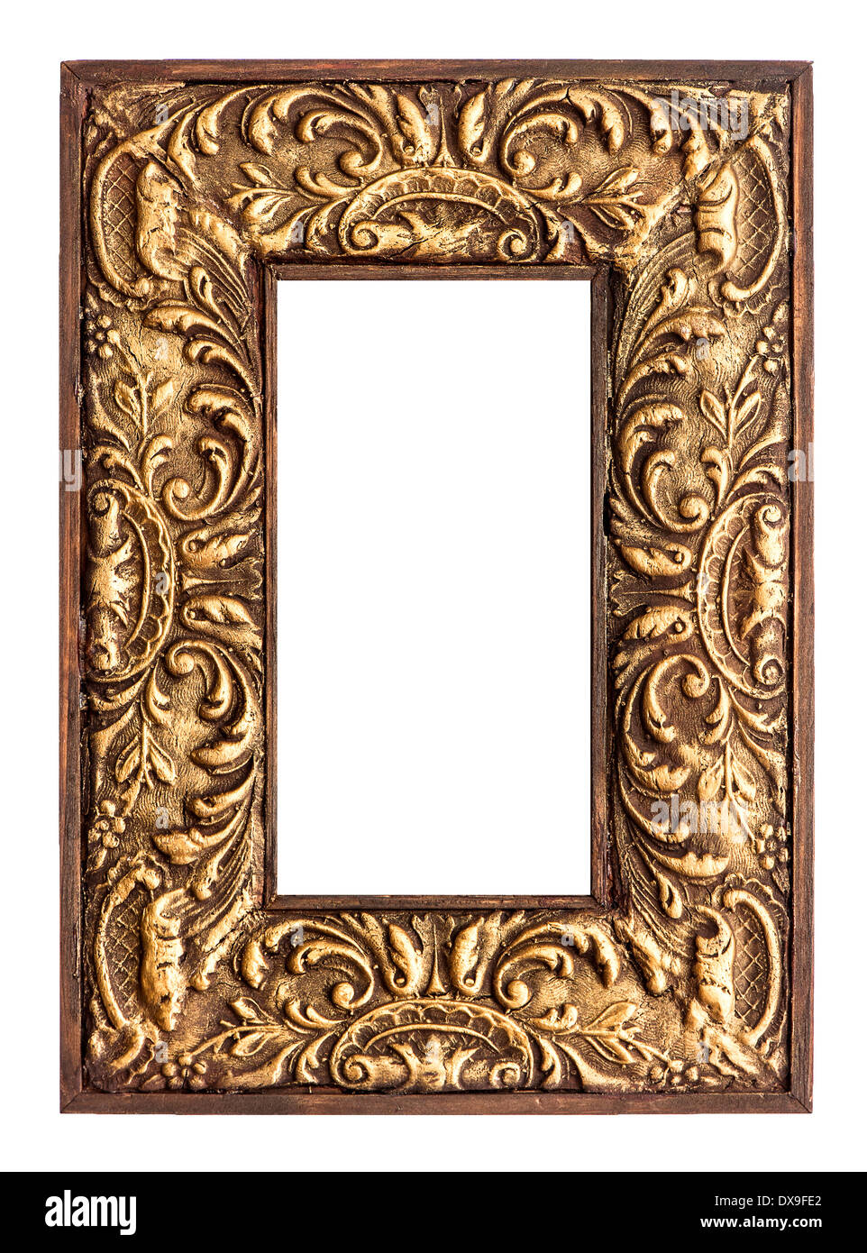 old golden frame. beautiful vintage background Stock Photo - Alamy