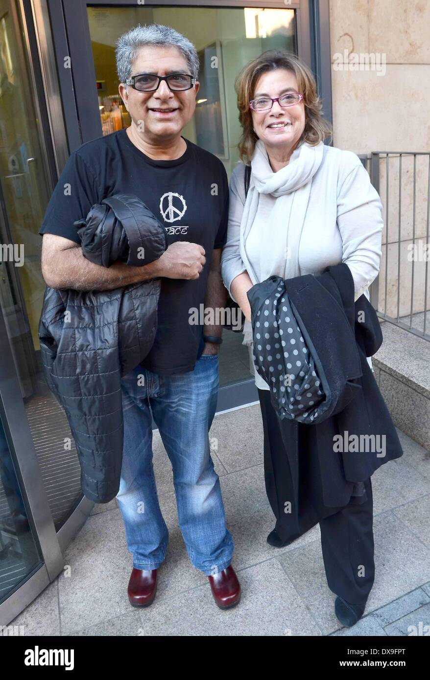 Deepak Chopra and Jane Stephenson at the Today FM studios Featuring ...