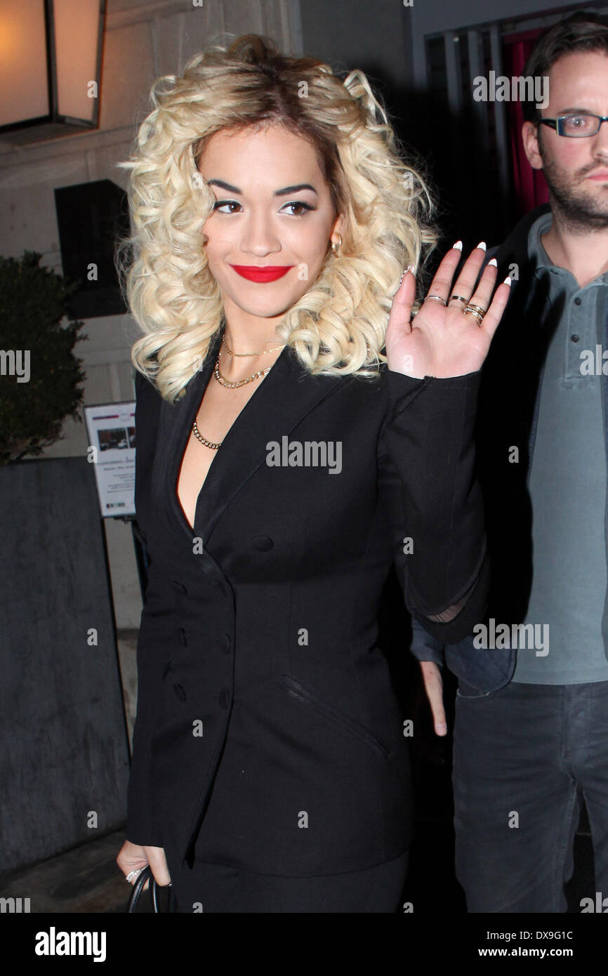 Rita Ora leaving her hotel Featuring: Rita Ora Where: Paris, France ...