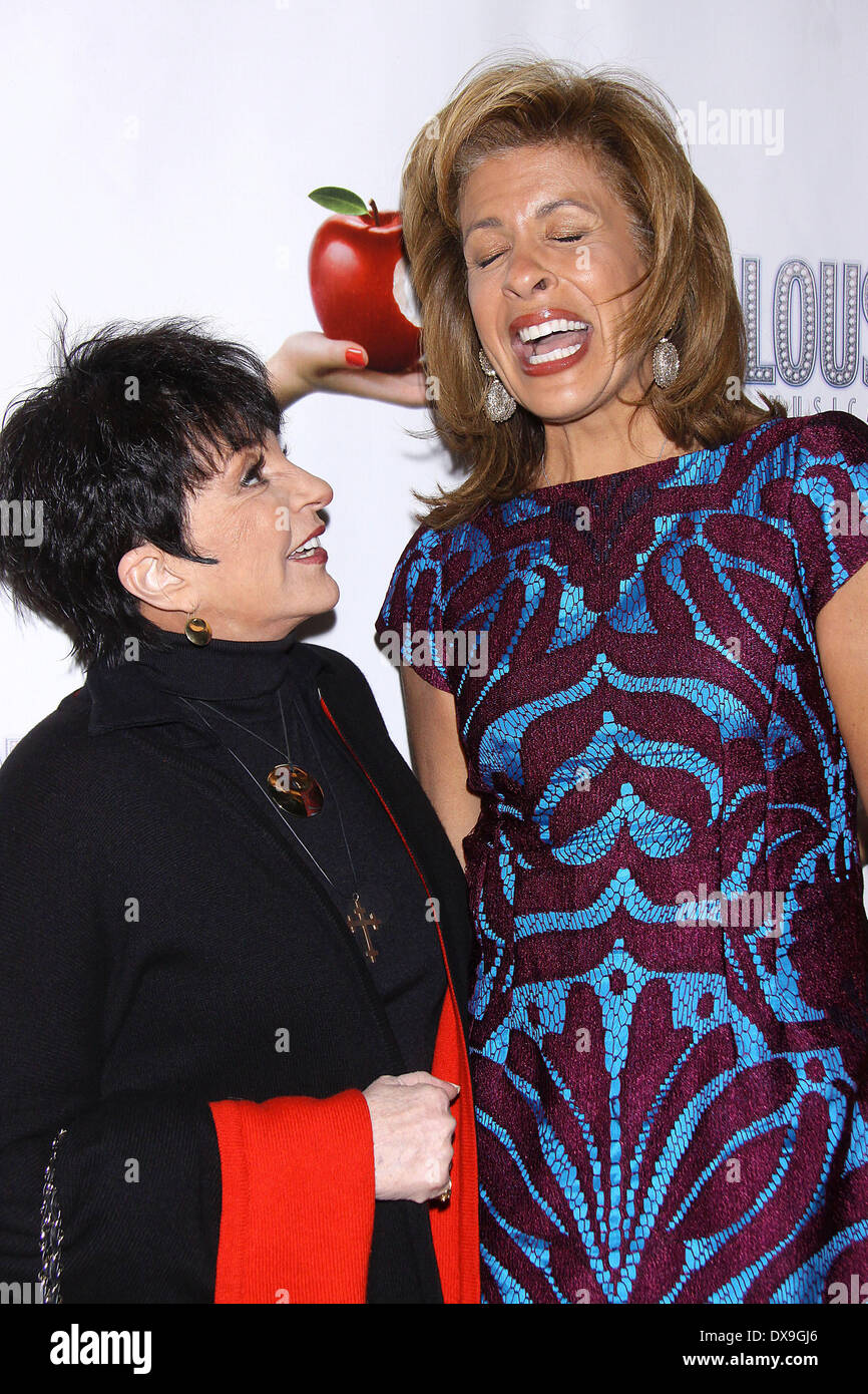 Liza Minnelli and Hoda Kotb at the premiere of ‘Scandalous The Musical ...