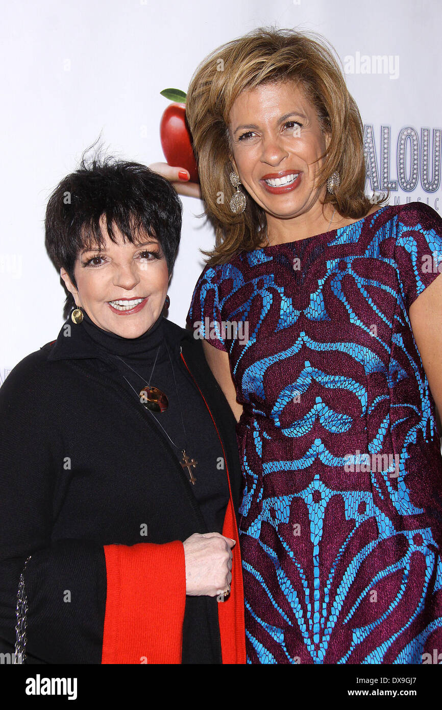 Liza Minnelli and Hoda Kotb at the premiere of ‘Scandalous The Musical ...