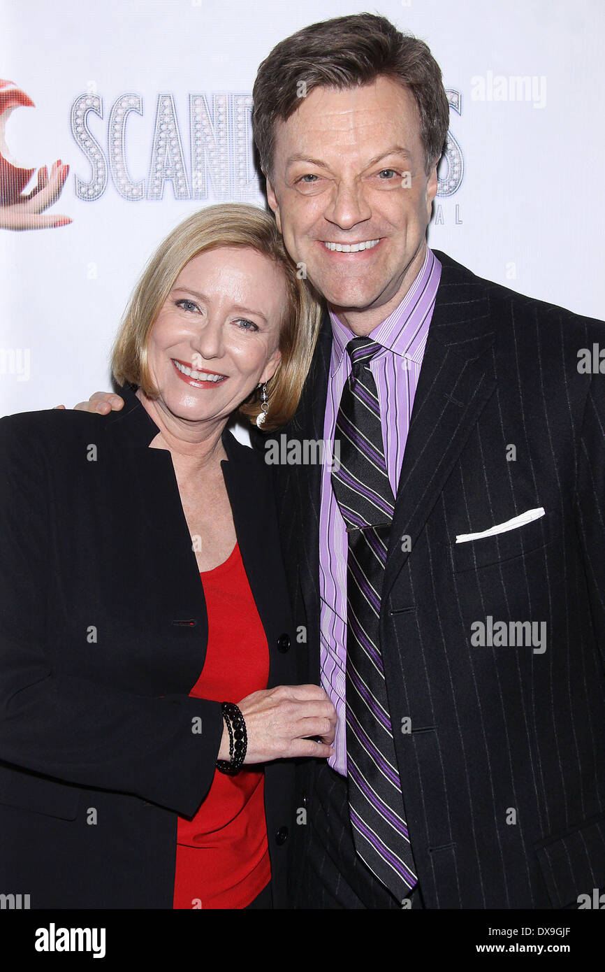 Eve Plumb and Jim Caruso at the premiere of ‘Scandalous The Musical’ at ...