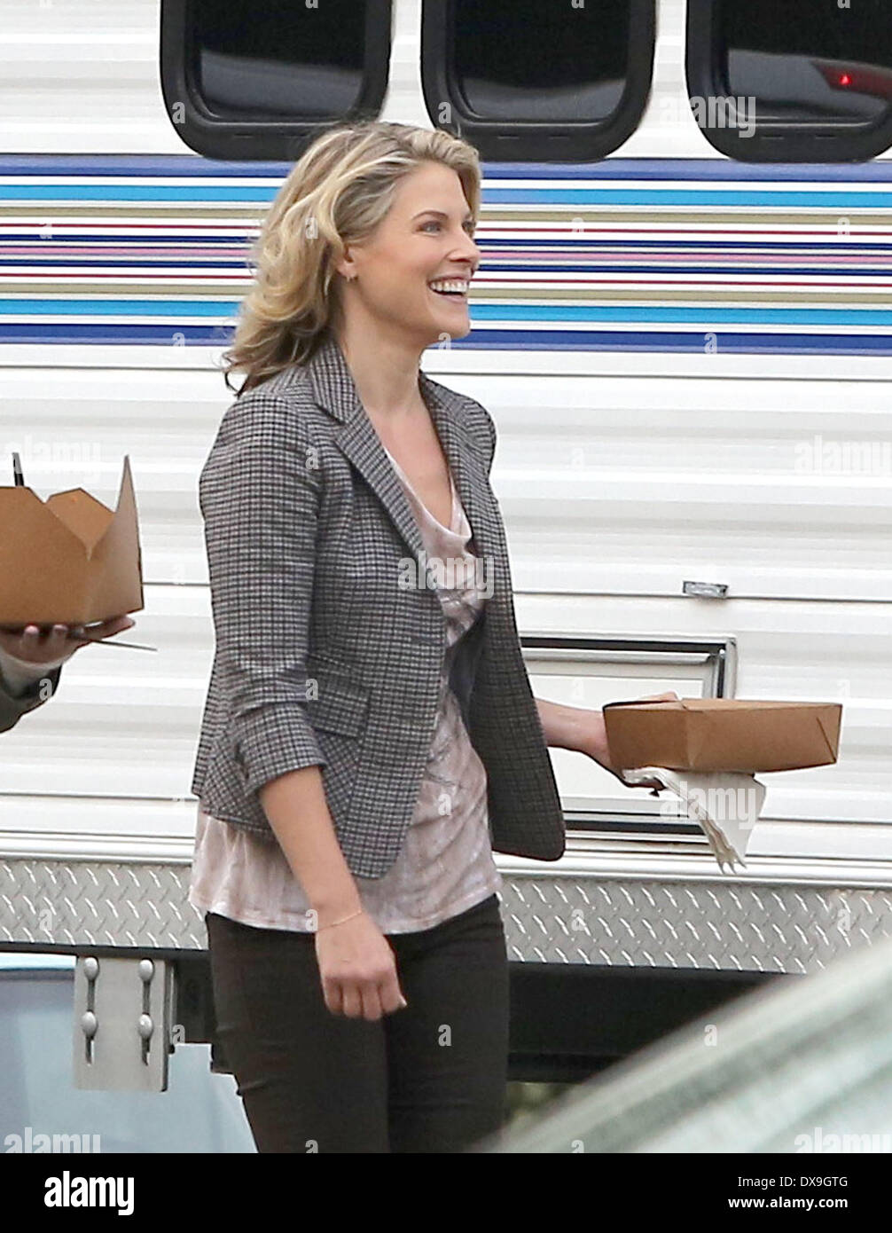 Ali Larter on the set of 'You're Not You' filmed in Los Angeles ...