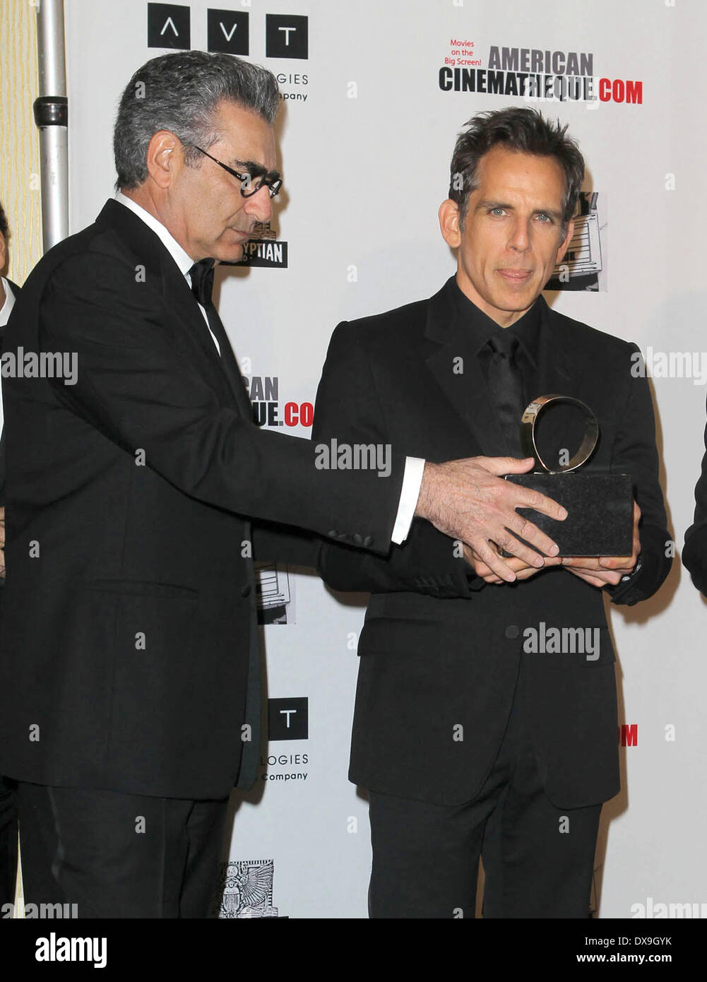 Eugene Levy, Ben Stiller during the 26th American Cinematheque Award ...