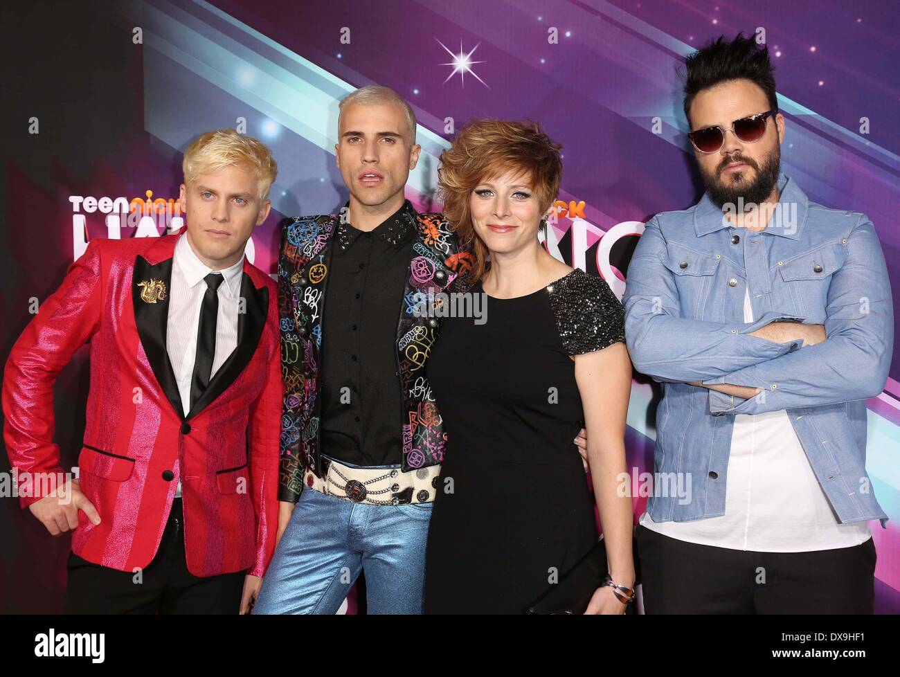 Neon Trees Nickelodeon's 2012 TeenNick HALO Awards, held at the ...