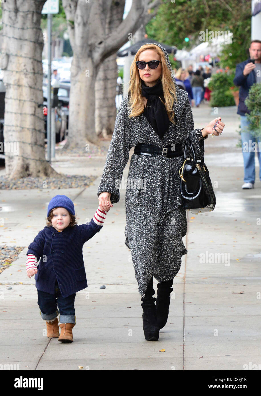 Rachel Zoe shops with her son Skyler in Beverly Hills Los Angeles ...