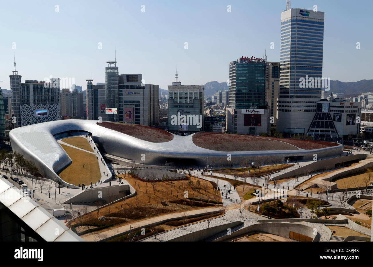 Seoul, South Korea. 21st March 2014. The Dongdaemun Design Plaza (DDP ...