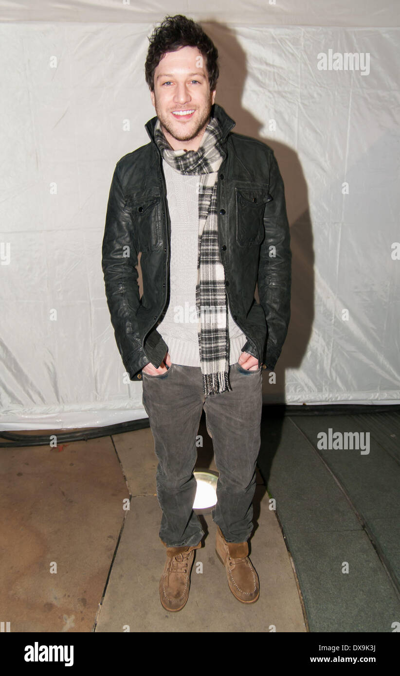 Matt Cardle Sheffield Christmas lights switch-on Sheffield, England ...