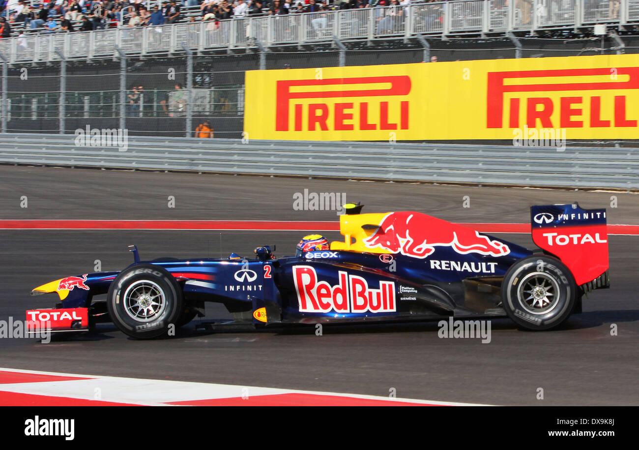Mark Webber F1 - Formula One Grand Prix Austin Texas - Practice ...