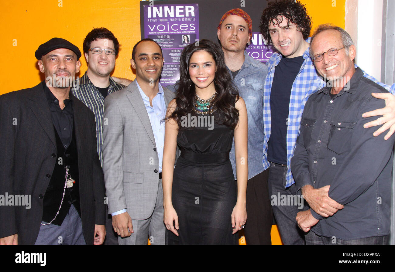 Nilo Cruz, Matt Hinkley, Saheem Ali, Arielle Jacobs, Jim Bauer and cast ...