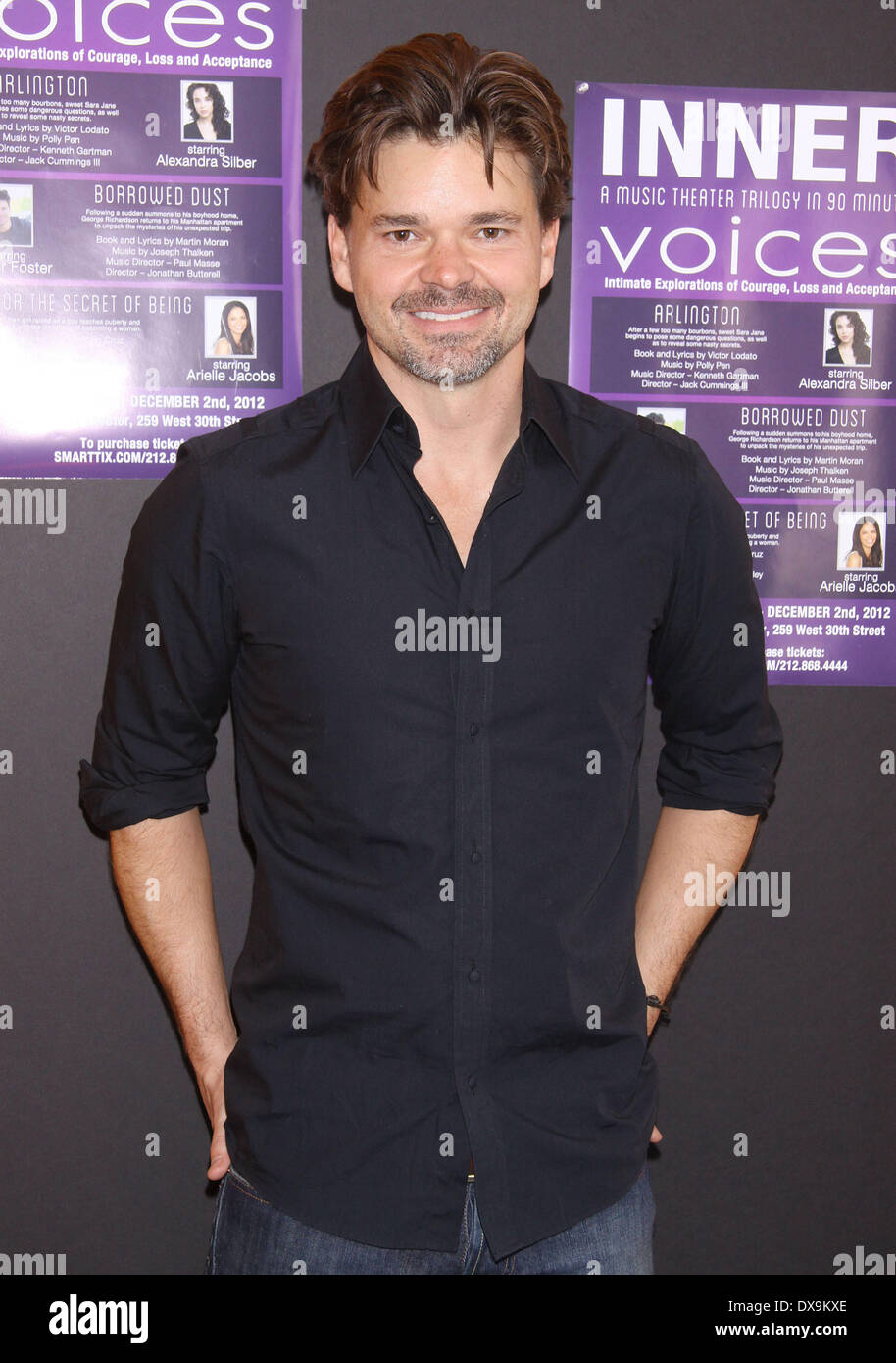 Hunter Foster at the premiere after party for 'Inner Voices' at the ...