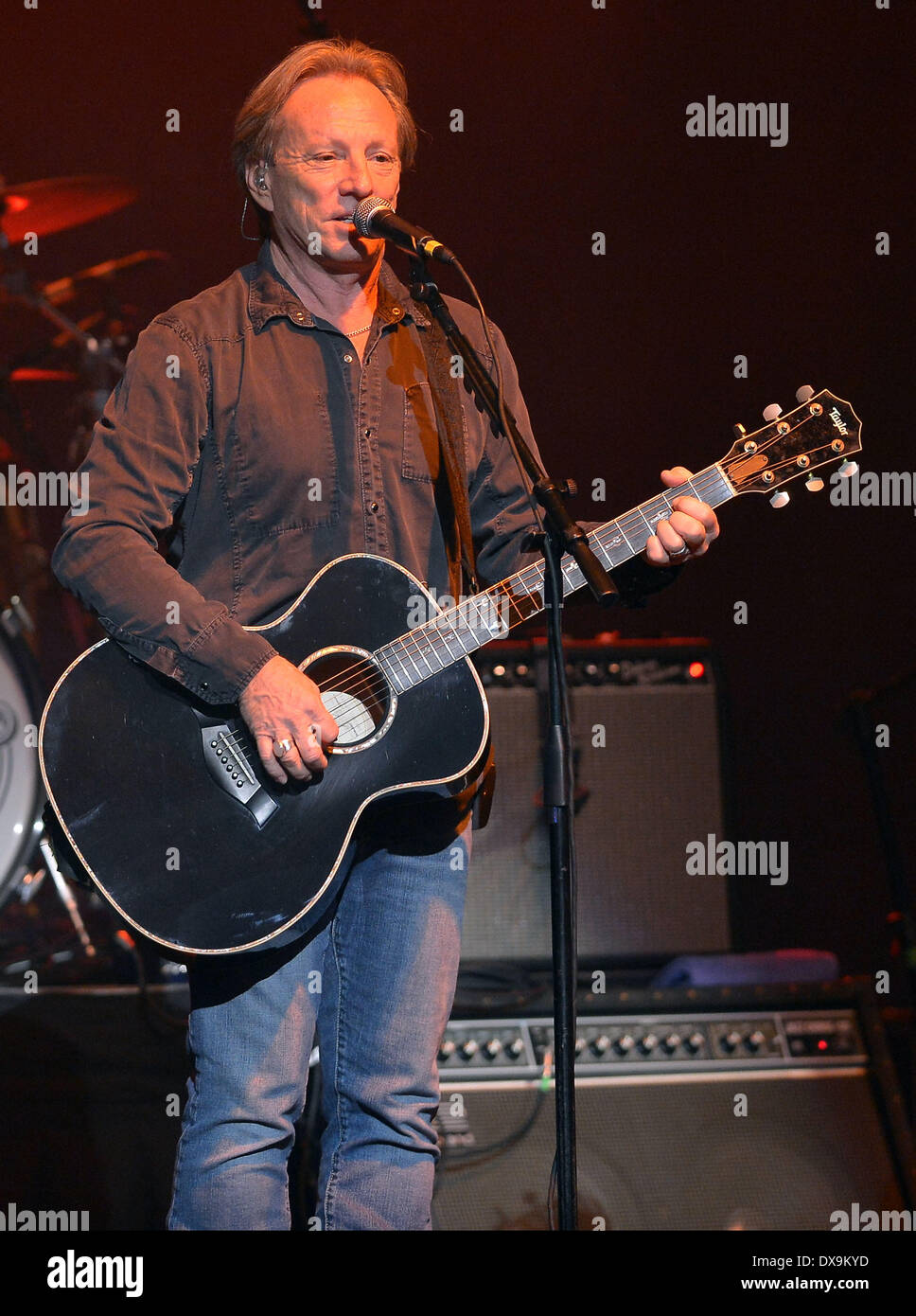 Gerry Beckley English-American folk rock band America perform live at ...