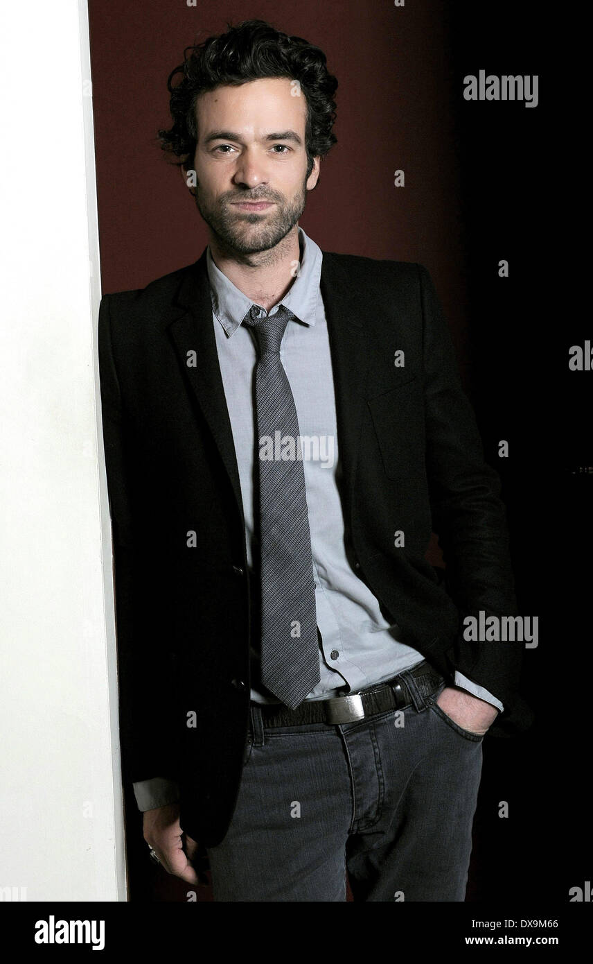 Romain Duris poses for a private photo session to promote his new movie ...