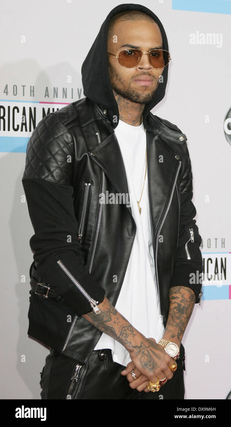 Chris Brown The 40th Anniversary American Music Awards 2012, held at ...