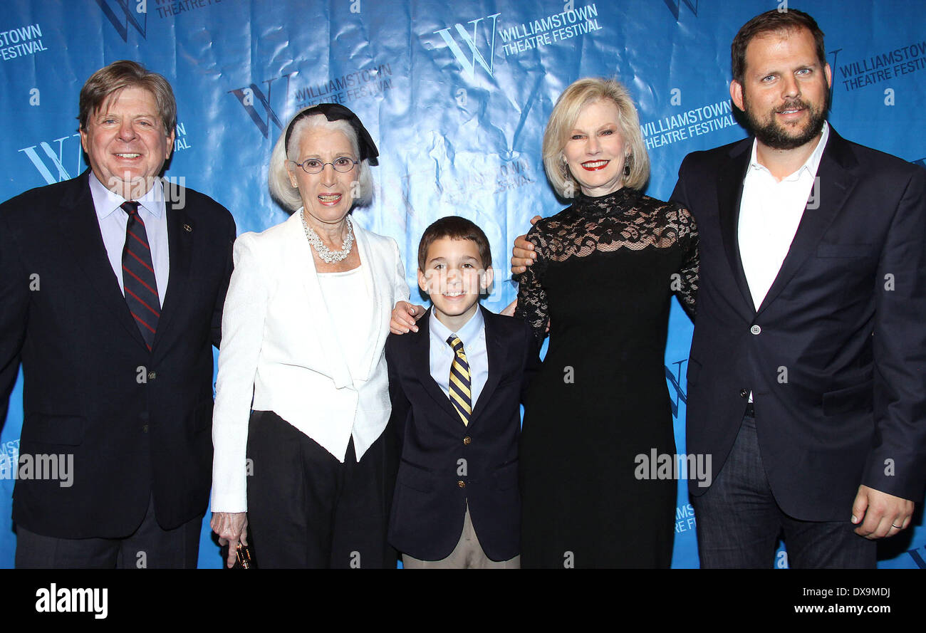 Laurie Grad and family at the Williamstown Theatre Festival's 2012 ...