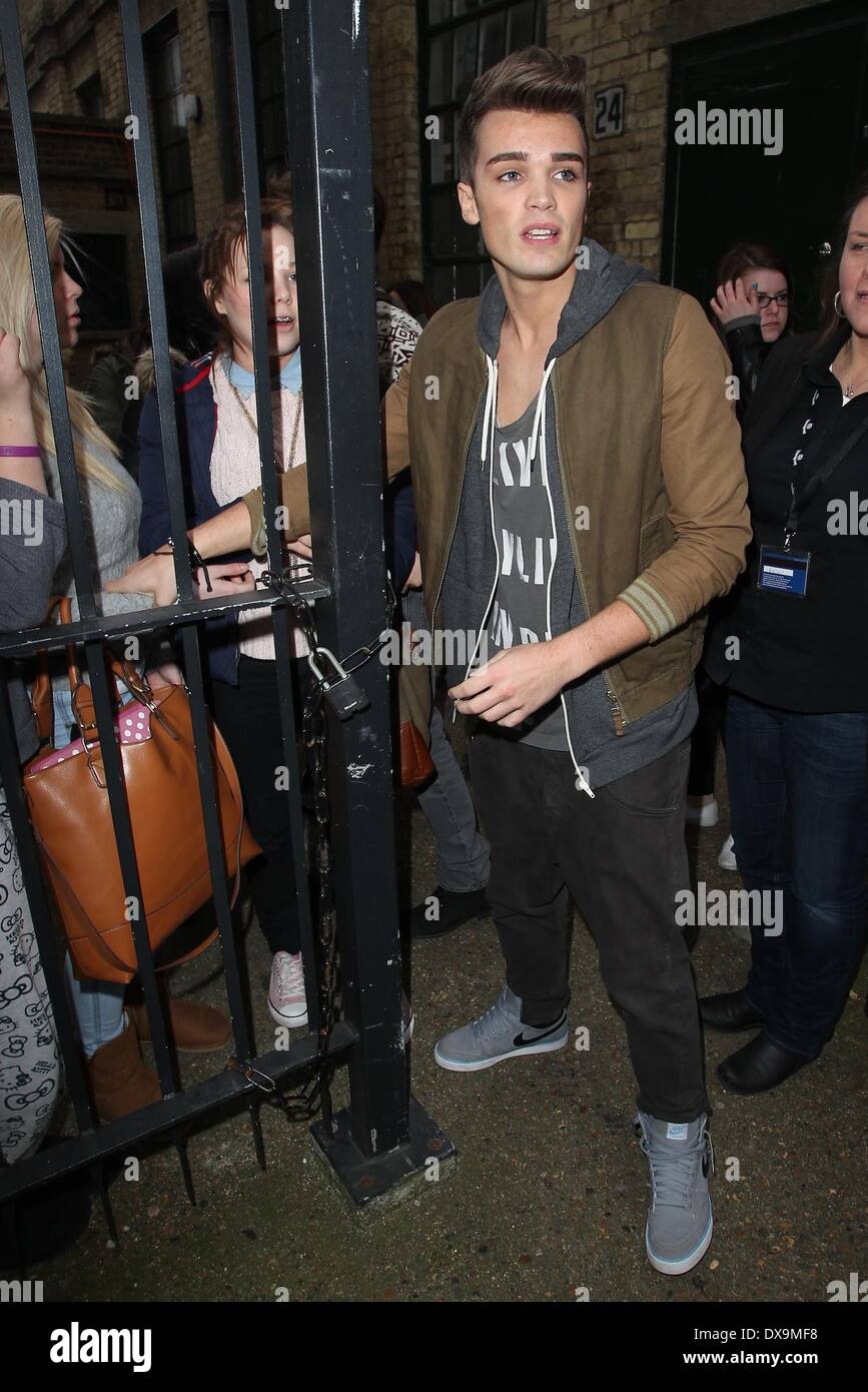 Josh Cuthbert of Union J 'The X Factor' contestants and judges arrive ...