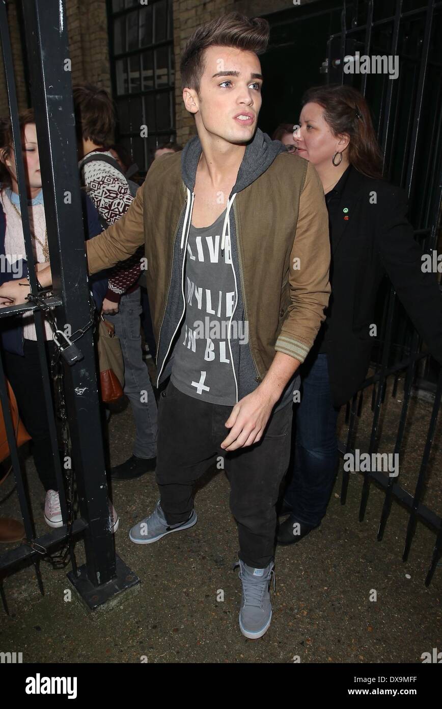 Josh Cuthbert of Union J 'The X Factor' contestants and judges arrive ...